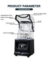 China Low Noise High Speed Commercial Blender for Coffee Shop 9840 Strong Pure Copper Motor for sale