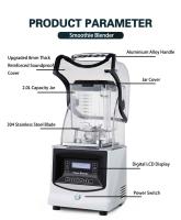 China 1800W Professional Kitchen Appliances High Speed Food Processor Blender for Commercial for sale