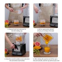 China 8 Speed Settings Supply Professional Ice Crusher Machine Commercial Smoothie Blender for sale