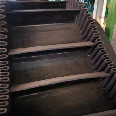 China High Tensile Strength Rubber Steel Cord Corrugated Sidewall Conveyor Belt for sale