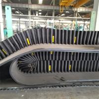 China Rubber Multi Ply Textile Corrugated Sidewall Conveyor Belt for sale