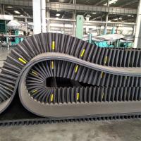 China Rubber Multi Ply Textile Corrugated Sidewall Conveyor Belt for sale