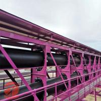 China Highly Durable Conveyor Belting Rubber Steel Cord Pipe Conveyor Belt for sale