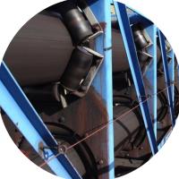 China Rubber Mining Port Pipe Multi Ply Textile Flame Resistant Conveyor Belt for sale