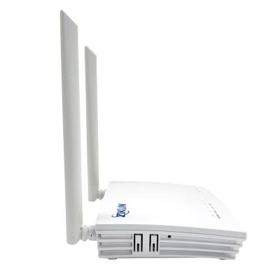 China 1GE 3FE 1VOIP 1USB 1POTS GPON ONU 2.4G WiFi Fiber Optic Equipment for sale