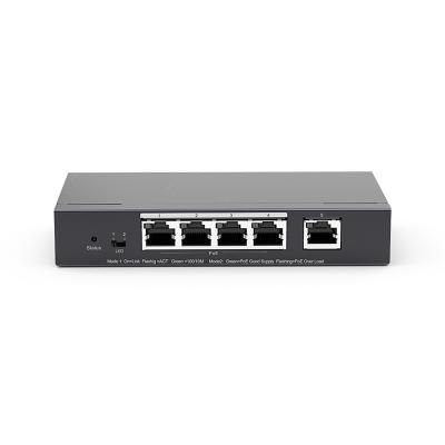 China Enterprise PoE Ethernet Switch Smart Cloud Managed 5 Port Gigabit Switch for sale