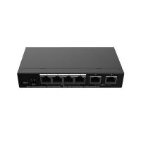 China 54W 12 Gbps Smart Managed Poe Switch ZC-S2006P 6 Port Gigabit Switch for sale