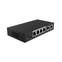 China 54W 12 Gbps Smart Managed Poe Switch ZC-S2006P 6 Port Gigabit Switch for sale