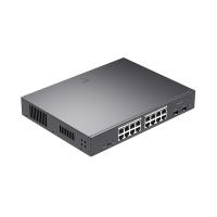 China Gigabit PoE Ethernet Switch 18 Port Smart Cloud Managed ZIKUN ZC-2018P for sale