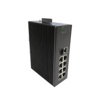 China Full Gigabit Industrial Ethernet Network Switch 10 Ports DC 12V - 58V ZC-S2010TG for sale