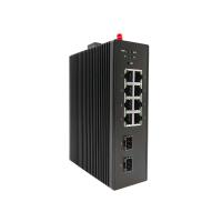 China 10 Port Industrial Gigabit Ethernet Switch Nor Managed With 2 SFP for sale