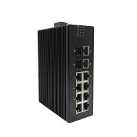 China 10/100/1000M Industrial Network Switch Managed 10 Port Gigabit Ethernet Switch for sale