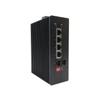 China Industrial Wall Mount Ethernet Switch Managed Gigabit Switch 6 Port 48V - 54V DC for sale