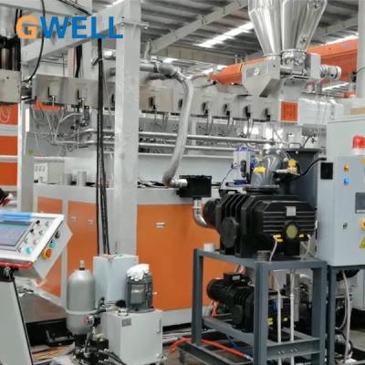 China PC sheet Extrusion Line Plastic Sheet Extruder Machine 750kg/H for sale