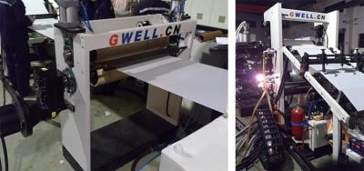 China 800 - 1500mm Width PETG Sheet Extrusion Line Door Panel Making Machine for sale