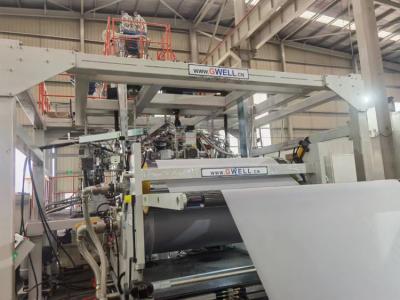 China Three Layers Tpu Extrusion Cast Film Making Machine Single Screw Extruder for sale