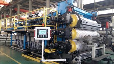 China 90mm Single Screw Plastic Extruder Machine PET PP PS PVC ABS Sheet Making for sale