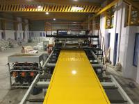 China Single Screw Decking Board Extrusion Line For 8mm WPC Wood Plastic Composite Profile for sale