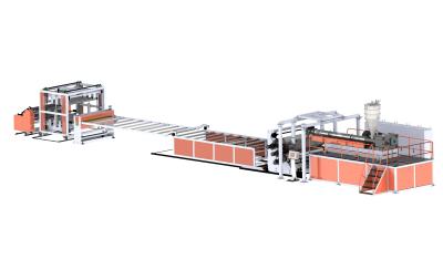 China 1220mm Pvc Sheet Machine Transparent Rigid Sheet Extrusion Line Plant for sale