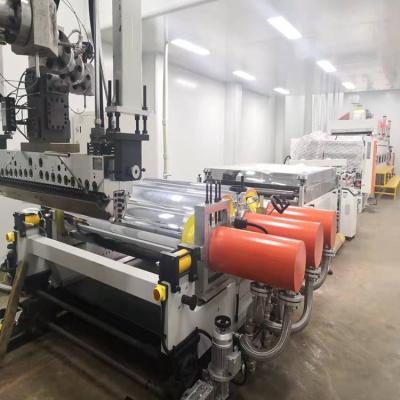 China Single Screw Parallel Screw PETG Board Extrusion Machine For Cabinet Advertising Display for sale