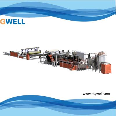 China 8mm Thick PMMA ABS Sheet Extrusion Line Single Screw Board Extrusion Machine for sale