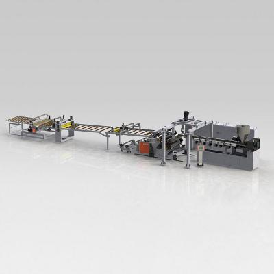 China ABS Plastic Sheet Extrusion Machine Process Parallel Twin Screw Extruder /single screw extruder production line for sale