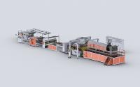 China Three Layers TPU Single Screw Extruder Cast Film Making Machine for sale