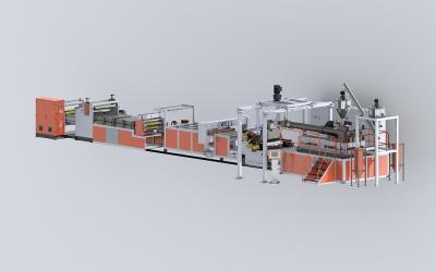 China Twin Screw PET Plastic Sheet Extruder Line Making Machine ，High torque high capacity for sale