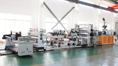 China Transparent Hard Plastic PVC Sheet Extrusion Line 350KG/H 0.4 - 10mm Thickness for sale