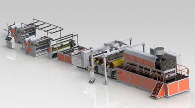 China ASA PVC Board Extrusion Line 350kg/H Door Wall Panel Single Screw Extruder for sale