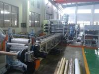 China Transparent PVC Soft Curtain Sheet Extrusion Line Single Screw Extruder for sale