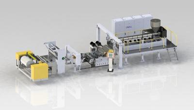 China Casting PVC Cling Film Plastic Wrap Extrusion Line Customization And Flexibility for sale