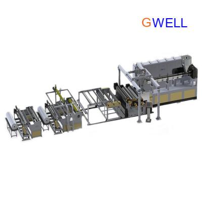 China EPE(EVA-POE-EVA) Solar Film Production Line Single Screw Co-extrusion Design 800kg/h Output capacity for sale