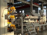 China ABS GPPS HIPS PMMA Board Extrusion Line For High Dimensional Stability And Corrosion Resistance for sale