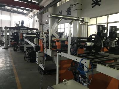 China ABS Plastic Sheet Extrusion Machine with 1200mm Width and 0.2-1.5mm Thickness Featuring Parallel Twin Screw Design for sale