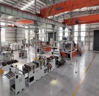 China PETG Decorative Sheet Extrusion Line with 600KG/H Output, 0.2-2mm Thickness Range and GAG Three-Layer Structure for sale