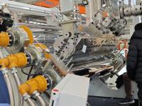 China High Transparency PC/PMMA Optical Sheet Extrusion Line with 600-1220mm Width and 0.5-5mm Thickness for PMMA and Plastic Sheets for sale