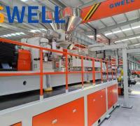 China PETG Decorative Sheet Extrusion Line with 600kg/h Output, 0.15-2mm Thickness Range and Multi-layer Structure for sale