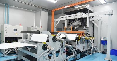 China PETG Decorative Sheet Extrusion Line with 600KG/H Output, 0.2-2mm Thickness Range and GAG Three-Layer Structure for sale