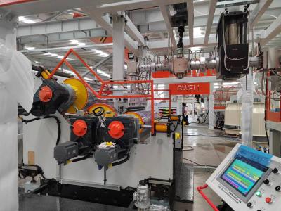 China GWELL PET Sheet Extrusion Line with No Crystallization Required 800-1500mm Width and Single/Twin Screw Design for Thermoforming for sale