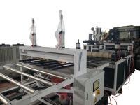 China 3 layer Synthetic Resin Tile ASA Pvc Board Production Line for sale
