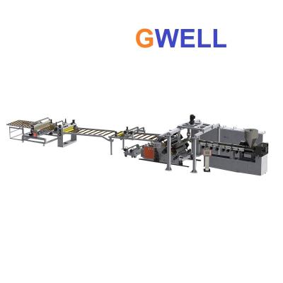 China 2100mm GPPS HIPS Sanitary Board Extrusion Line for sale
