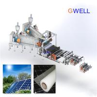 China EVA / POE Solar Photovoltaic Packaging Film Production Line 0.3 - 1mm Thickness for sale