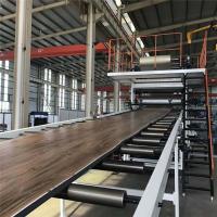 China PVC Floor Leather Making Machine PVC Flooring Production Line for sale