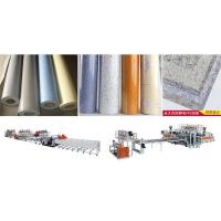 China PVC Plastic Floor Production Machine PVC Flooring Leather Extrusion Line Twin screw extruder for sale