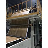 China PVC Floor Leather Making Machine PVC Flooring Production Line for sale
