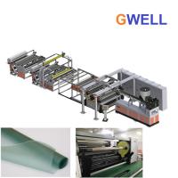 China EVA Extrusion Building Glass Intermediate Cast Film Extrusion Line 600KG H for sale