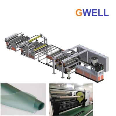 China EVA Extrusion Building Glass Intermediate Cast Film Extrusion Line 600KG H for sale
