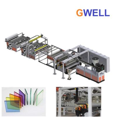 China PVB Glass Sheet Making Machine PVB Interlayer Film Extrusion Line Machine Factory Direct Sales for sale