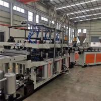 China PE Hollow Profile Sheet Machine PP Hollow Build Board Production Line for sale